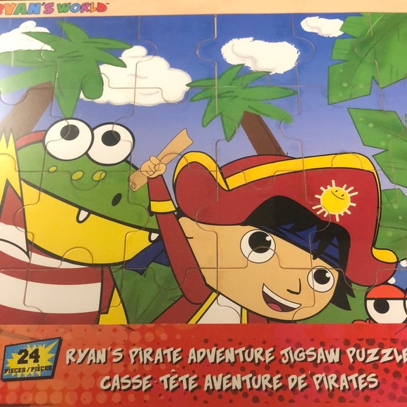Other | Ryans World Pirate Adventure Jigsaw Puzzle | Poshmark